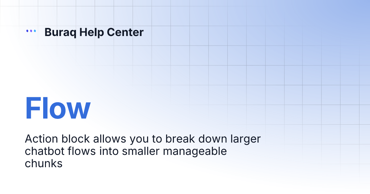 Flow | Buraq Help Center