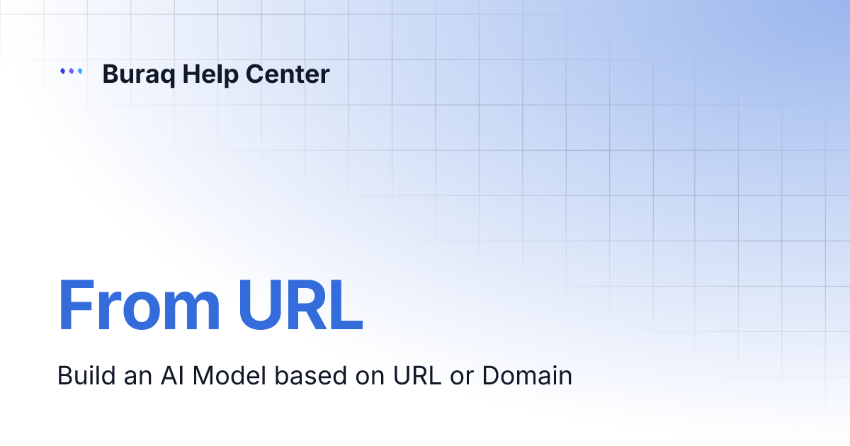 From URL | Buraq Help Center